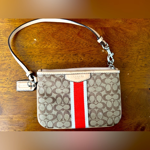 Coach | Bags | Coach Fabric Wrislet | Poshmark